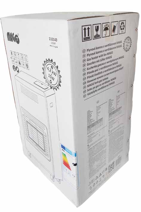 Plynová pec s ventilátorom MAGG 4,2kW | DobreZeleziarstvo.sk